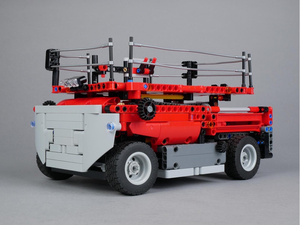LEGO MOC 42098 Working platform/Scissor lift, Hebebühne by Domi333555 ...