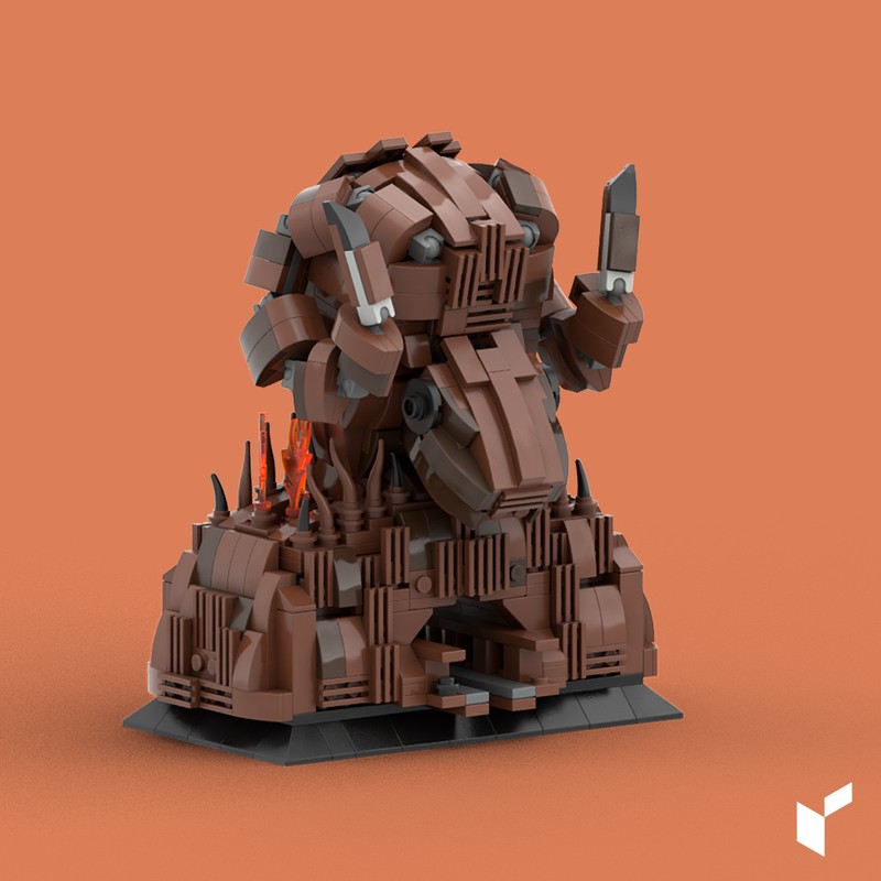 LEGO MOC Wickerman ram head by operateur | Rebrickable - Build with LEGO