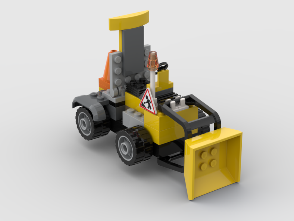 Lego Moc Bulldozer By Whedonite Rebrickable Build With Lego