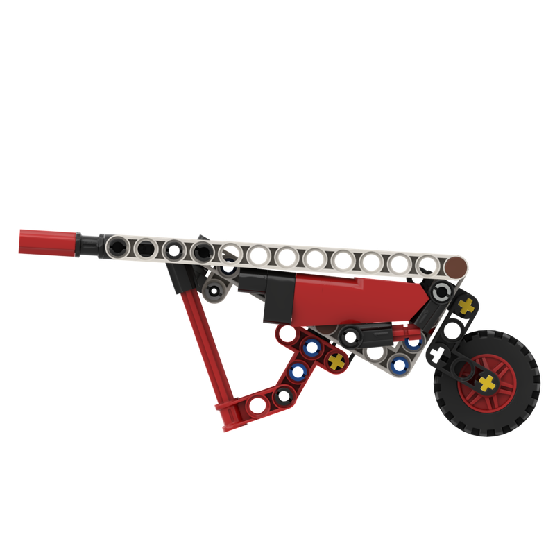 LEGO MOC Wheel barrow - 42116K model by kostq | Rebrickable - Build ...