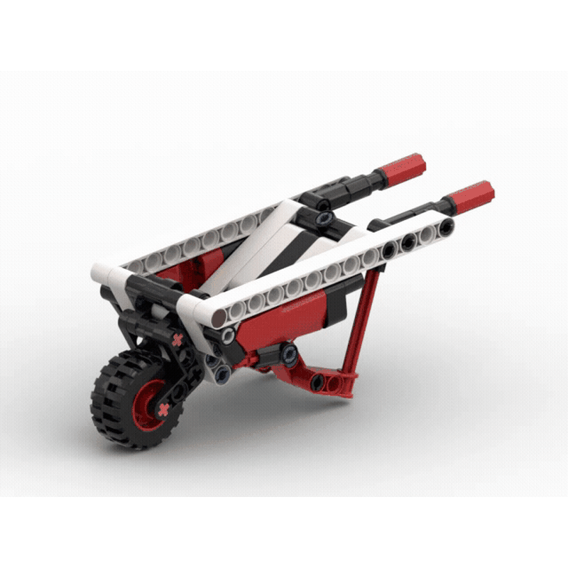 LEGO MOC Wheel barrow - 42116K model by kostq | Rebrickable - Build ...