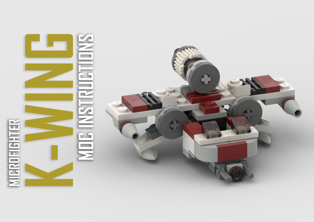 LEGO MOC Microfighter K-Wing by Quarries Workshop | Rebrickable - Build ...
