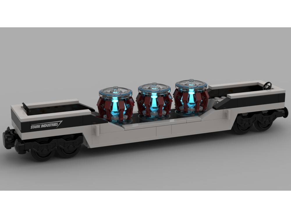 LEGO MOC Stark Industries Flat Car With Arc Reactors by Rocket Racer318 ...