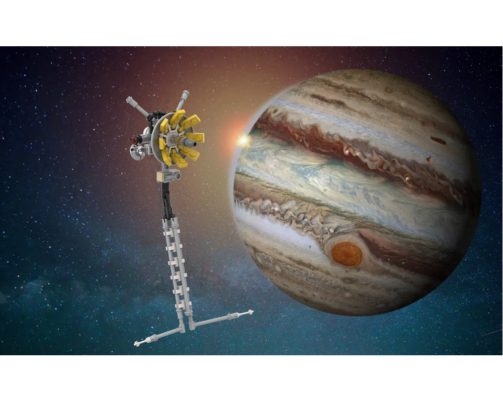 LEGO MOC NASA Galileo Space Probe. Scale 1:80 by PedroJ | Rebrickable ...