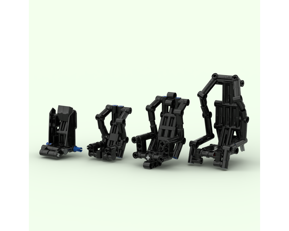 Lego Moc Pack Of Seats By Fuwlz Rebrickable Build With Lego