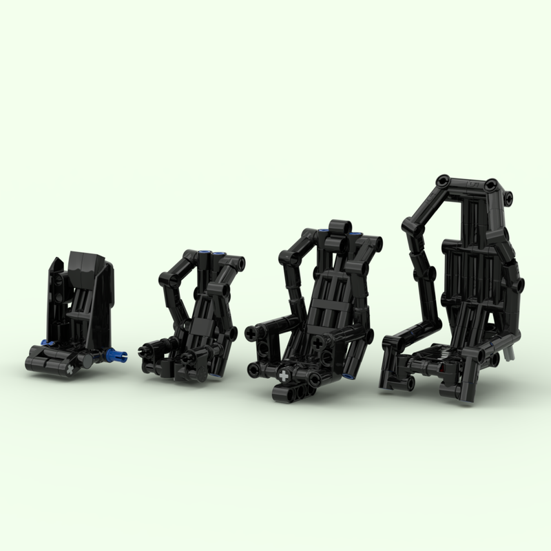 LEGO MOC pack of seats by fuwlz | Rebrickable - Build with LEGO