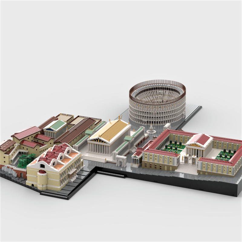 LEGO MOC-74572 ROMA - First Part by @lucapetraglia.it | Rebrickable ...
