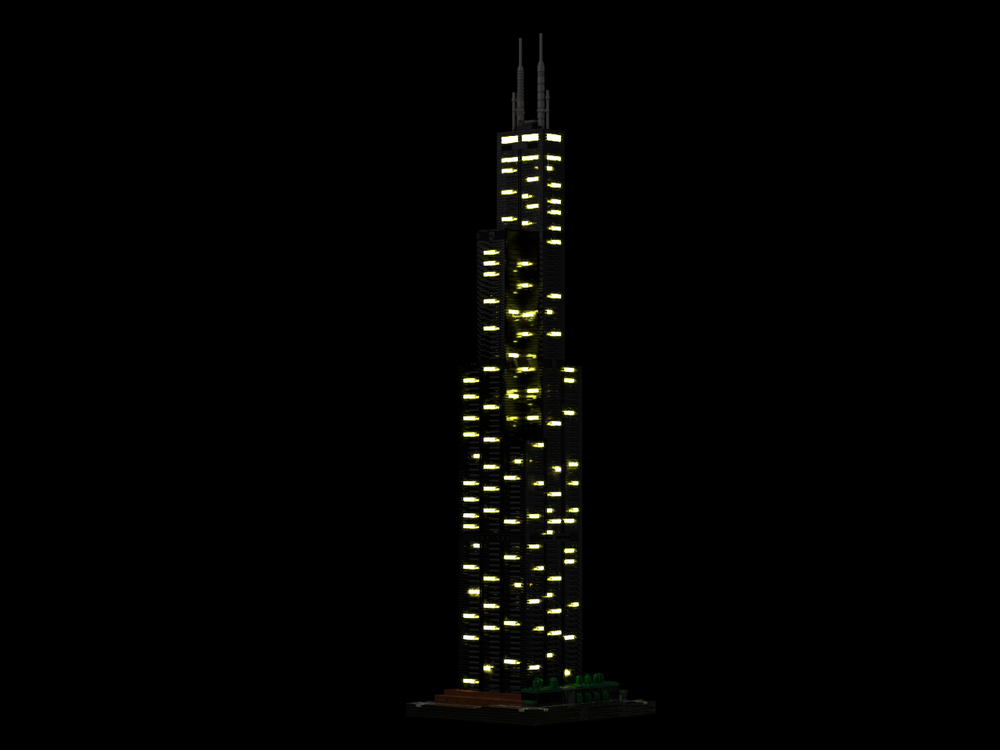 Lego Moc Sears Tower Ver 3 By Funnytacobunny Rebrickable Build With