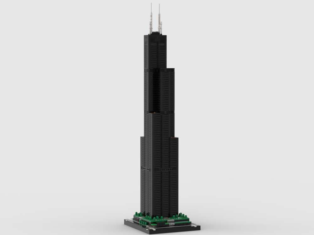 LEGO MOC Sears Tower Ver 3 by FunnyTacoBunny | Rebrickable - Build with ...