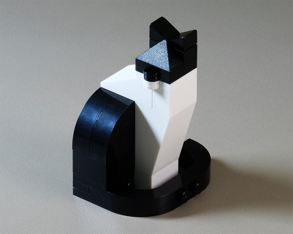 Lego Moc Cat By Amidana Rebrickable Build With Lego
