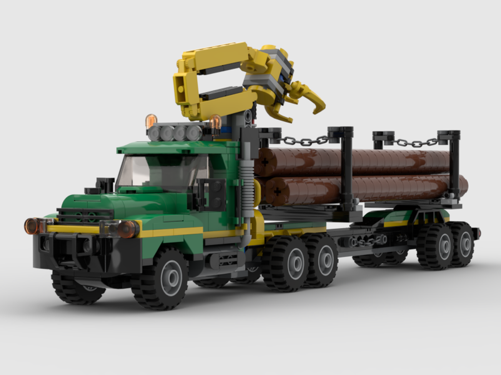 LEGO MOC Heavy Logging Truck by HaulingBricks | Rebrickable - Build ...