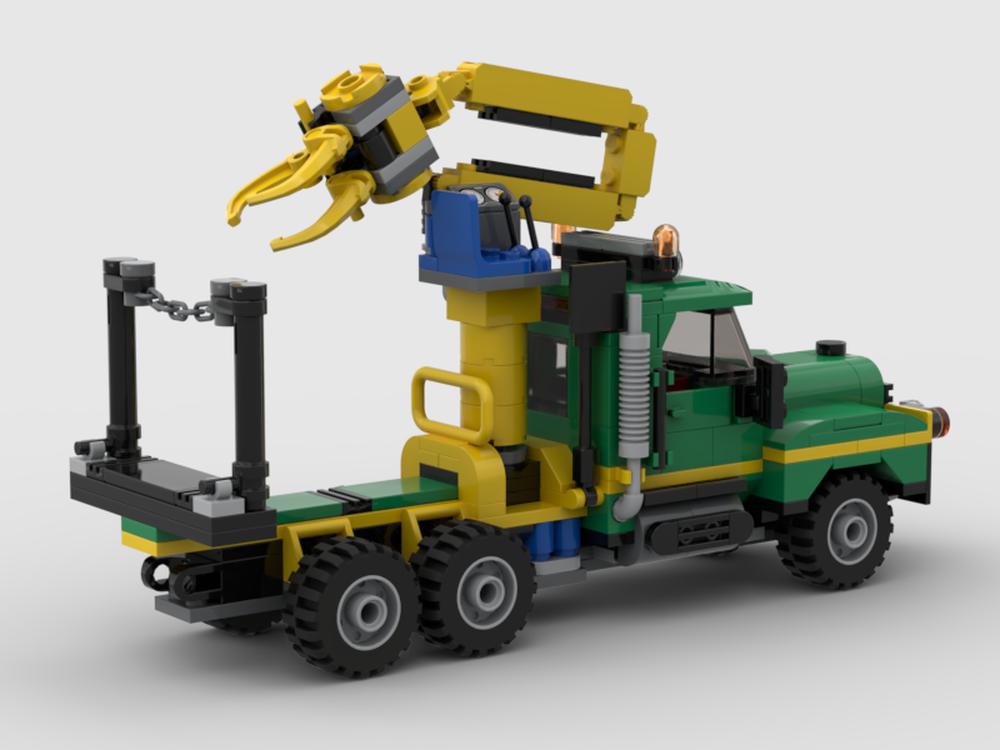 LEGO MOC Heavy Logging Truck by HaulingBricks | Rebrickable - Build ...