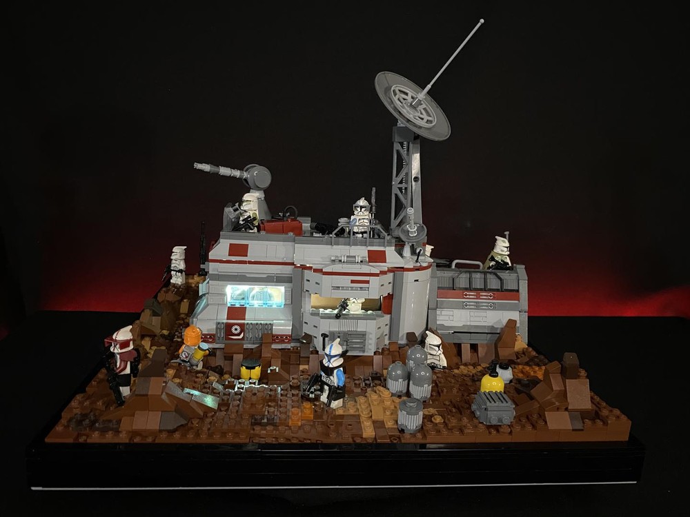 LEGO MOC LEGO MOC SW Republic Clones Base (Outpost) on Geonosis by ...