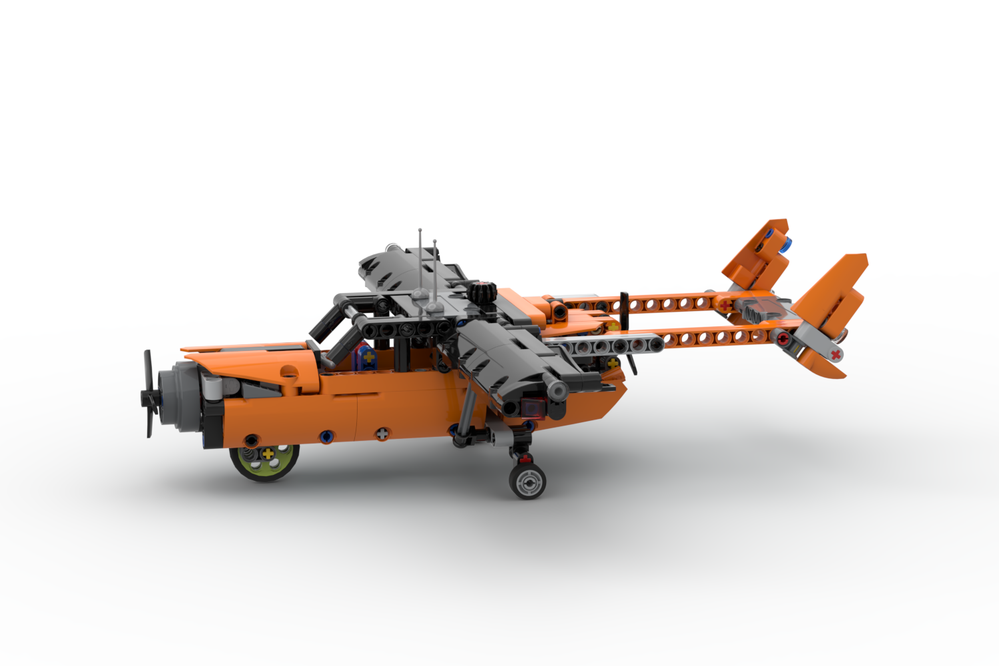 LEGO MOC 42120 Cessna Skymaster by Nequmodiva | Rebrickable - Build ...