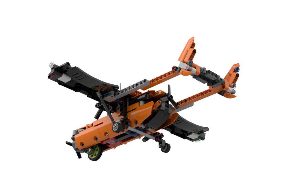 LEGO MOC 42120 Cessna Skymaster by Nequmodiva | Rebrickable - Build ...
