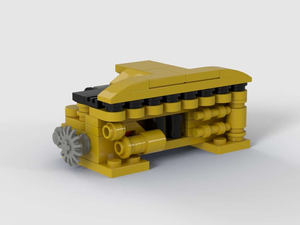 LEGO MOC CAT InLine 8 Diesel Engine by rayb | Rebrickable - Build with LEGO