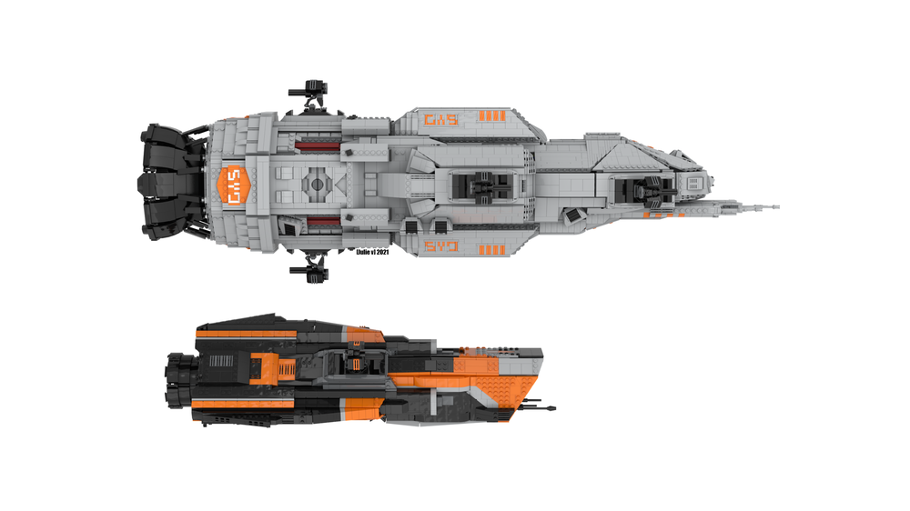 LEGO MOC Rocinante S1-3 by Julie-v | Rebrickable - Build with LEGO