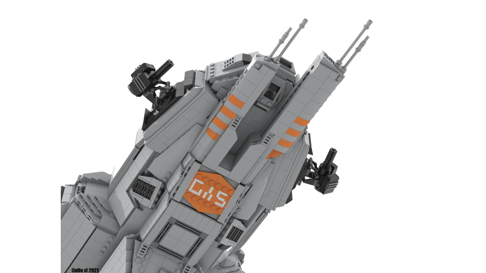 LEGO MOC Rocinante S1-3 by Julie-v | Rebrickable - Build with LEGO