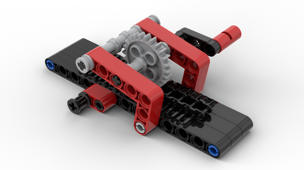 LEGO MOC Chain Gear Rack Mechanism by 2in1 | Rebrickable - Build with LEGO