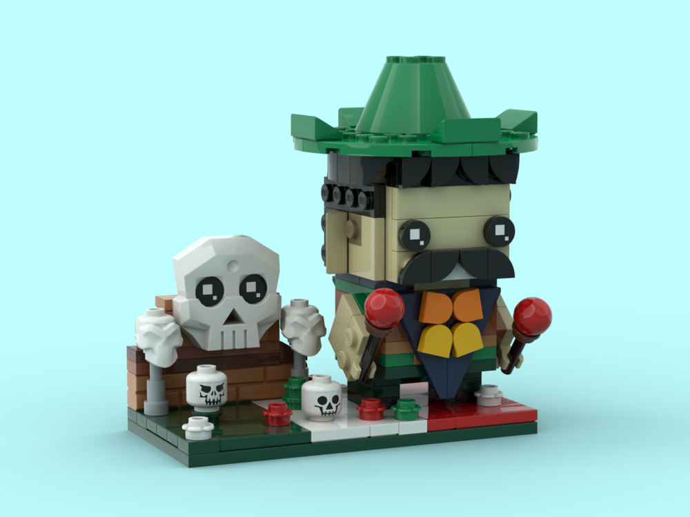 LEGO MOC Mexico - Día de Muertos by GetMeBricked | Rebrickable - Build ...
