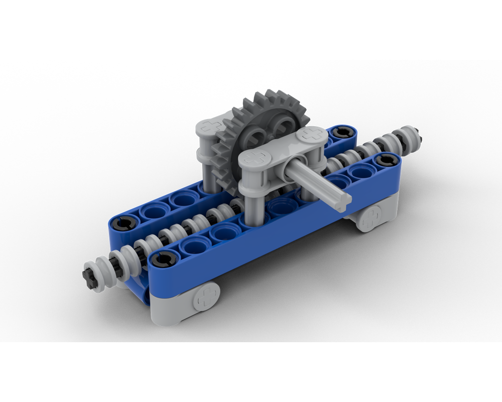 LEGO MOC Axle Gear Rack Mechanism by 2in1 | Rebrickable - Build with LEGO