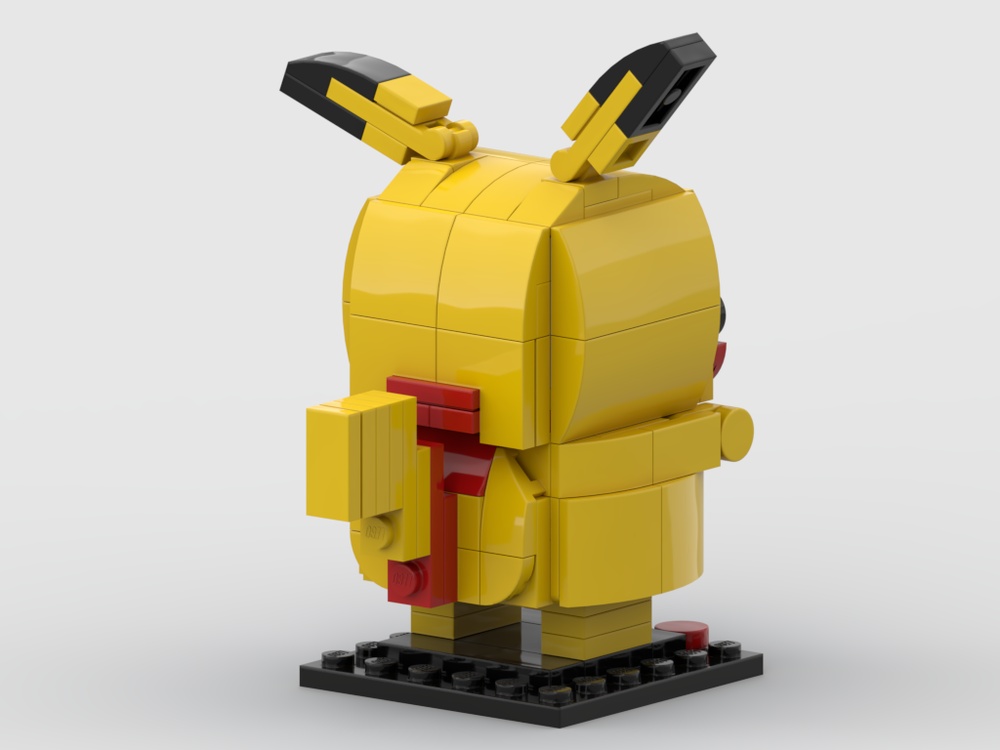 LEGO MOC-74946 Pikachu by Hiddenface | Rebrickable - Build with LEGO
