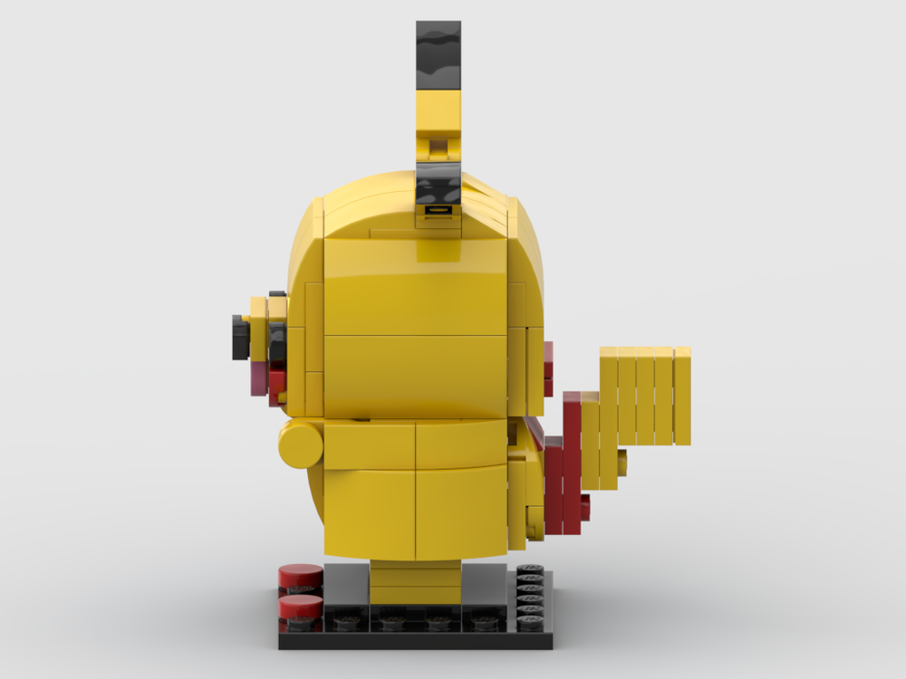 LEGO MOC Pikachu by Hiddenface | Rebrickable - Build with LEGO