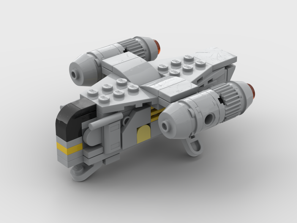 LEGO MOC Micro Build - Razor Crest (The Mandalorian™ Bounty Hunter ...