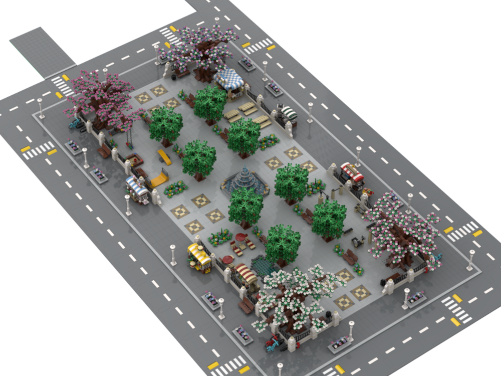 LEGO MOC briCKs - City Square for Modular Buildings by briCKsbyCK ...