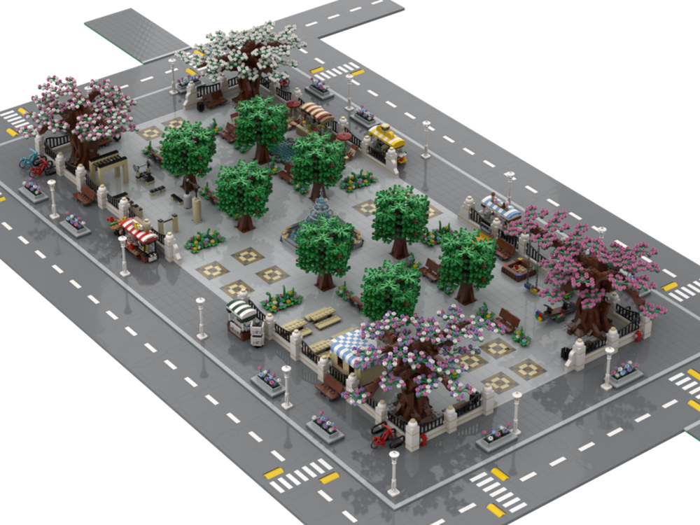 LEGO MOC briCKs - City Square for Modular Buildings by briCKsbyCK ...