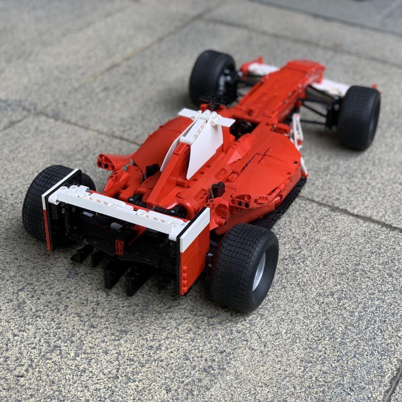LEGO MOC F1 Ferrari F2004 1:8 by Lnteknik | Rebrickable - Build with LEGO