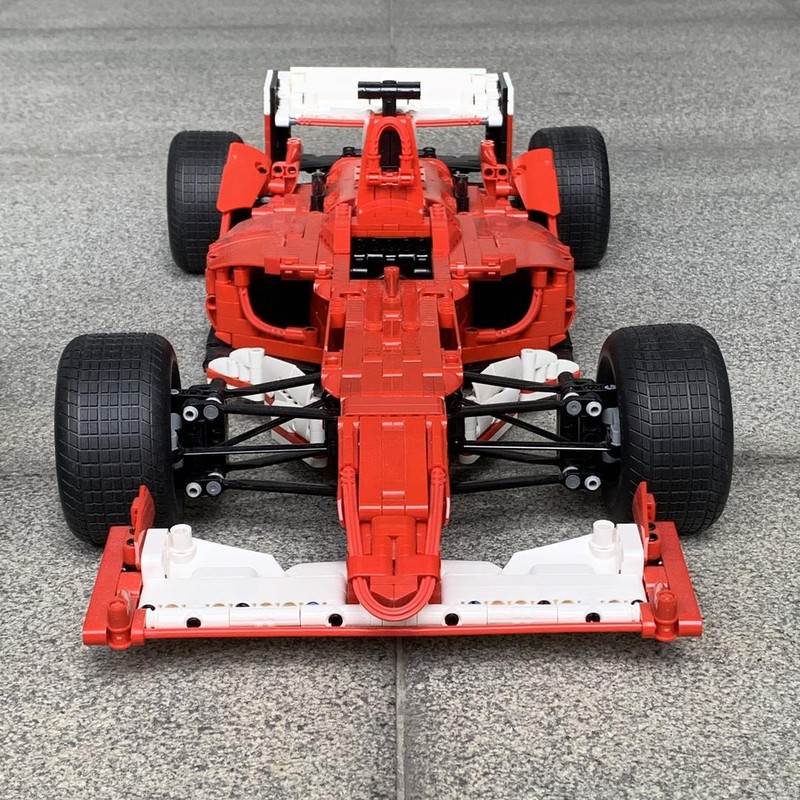 LEGO MOC F1 Ferrari F2004 1:8 by Lnteknik | Rebrickable - Build with LEGO