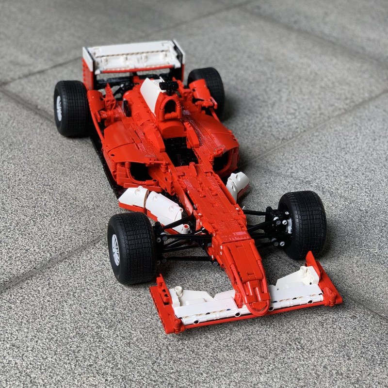 LEGO MOC F1 Ferrari F2004 1:8 by Lnteknik | Rebrickable - Build with LEGO