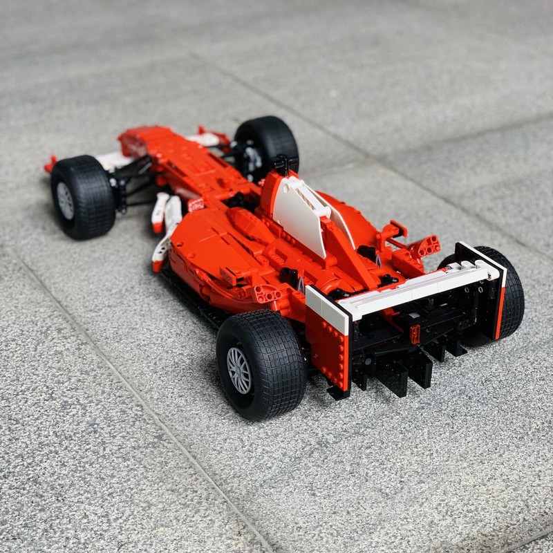 LEGO MOC F1 Ferrari F2004 1:8 by Lnteknik | Rebrickable - Build with LEGO