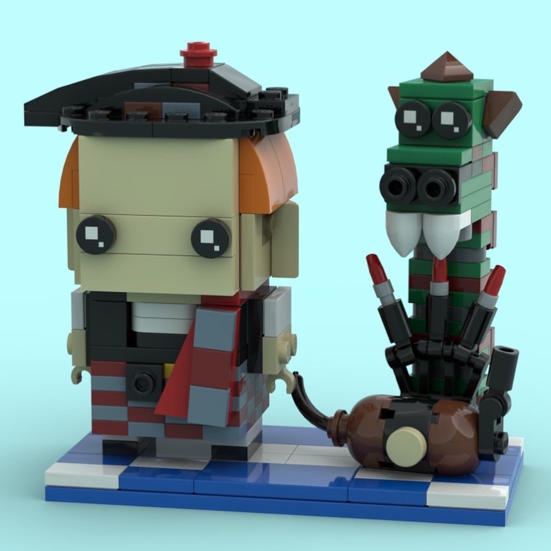 LEGO MOC Scotland - Traditional Kilt, Bagpipe and Nessy by GetMeBricked ...