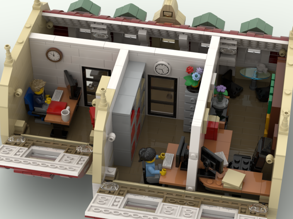 LEGO MOC Modular Court House by Chricki | Rebrickable - Build with LEGO
