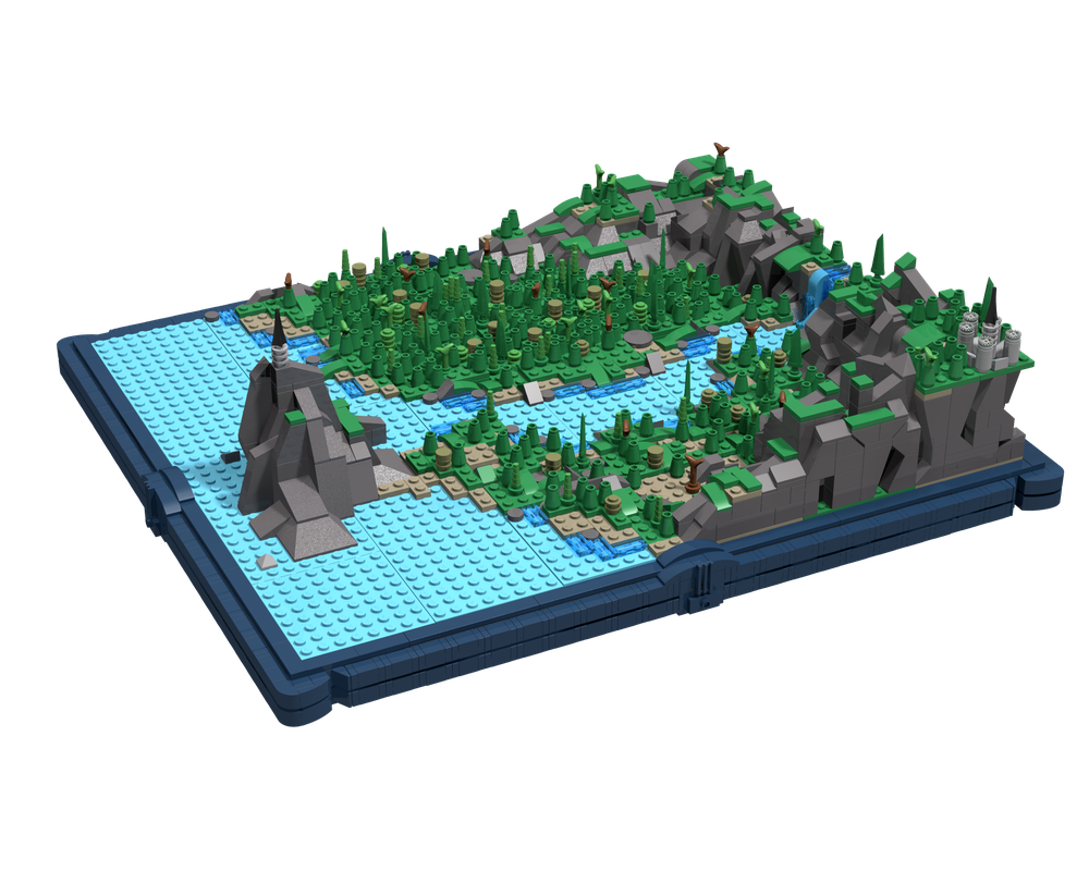 LEGO MOC Lonely Outpost - A Modular Nano-Scale Landscape by Famulimus ...