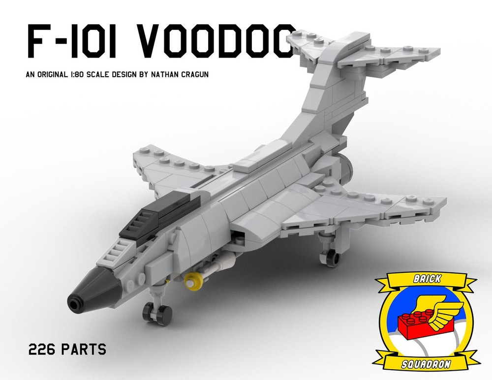 LEGO MOC F-101 Voodoo by brick_squadron | Rebrickable - Build with LEGO