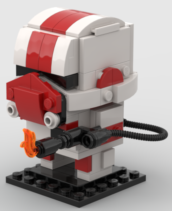 LEGO MOC Storm Trooper with Heavy Flamer by Anareon | Rebrickable ...