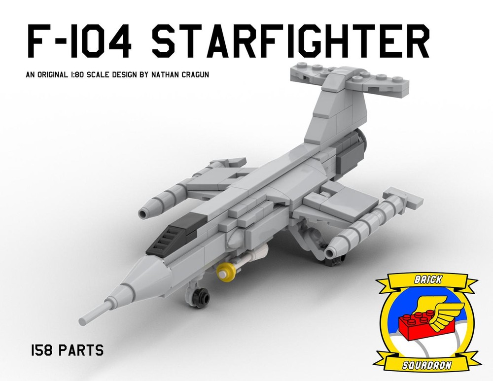 LEGO MOC F-104 Starfighter by brick_squadron | Rebrickable - Build with ...
