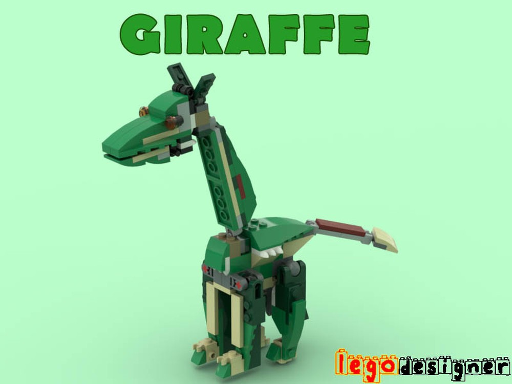 LEGO MOC 31058 Giraffe Alternate Build by LegoDesigner | Rebrickable ...