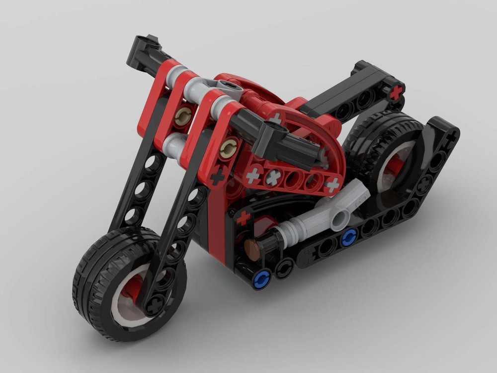 Lego Moc Motorcycle By Viernes Rebrickable Build With Lego