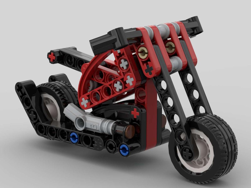 LEGO MOC Motorcycle by Viernes | Rebrickable - Build with LEGO