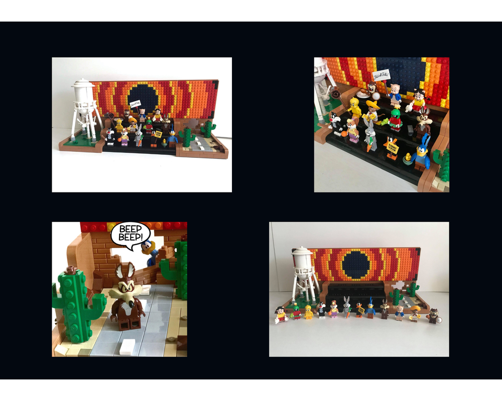 LEGO MOC Looney Tunes CMF - Minifigures Display Stand by freddiebricks ...