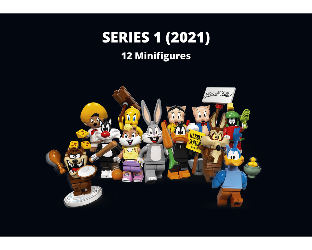 LEGO MOC Looney Tunes CMF - Minifigures Display Stand by freddiebricks ...