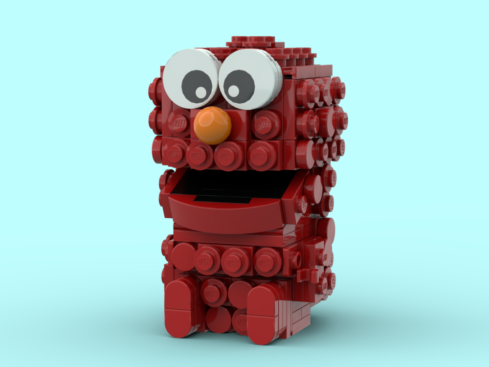 LEGO MOC Elmo Sesame Street by GetMeBricked | Rebrickable - Build with LEGO