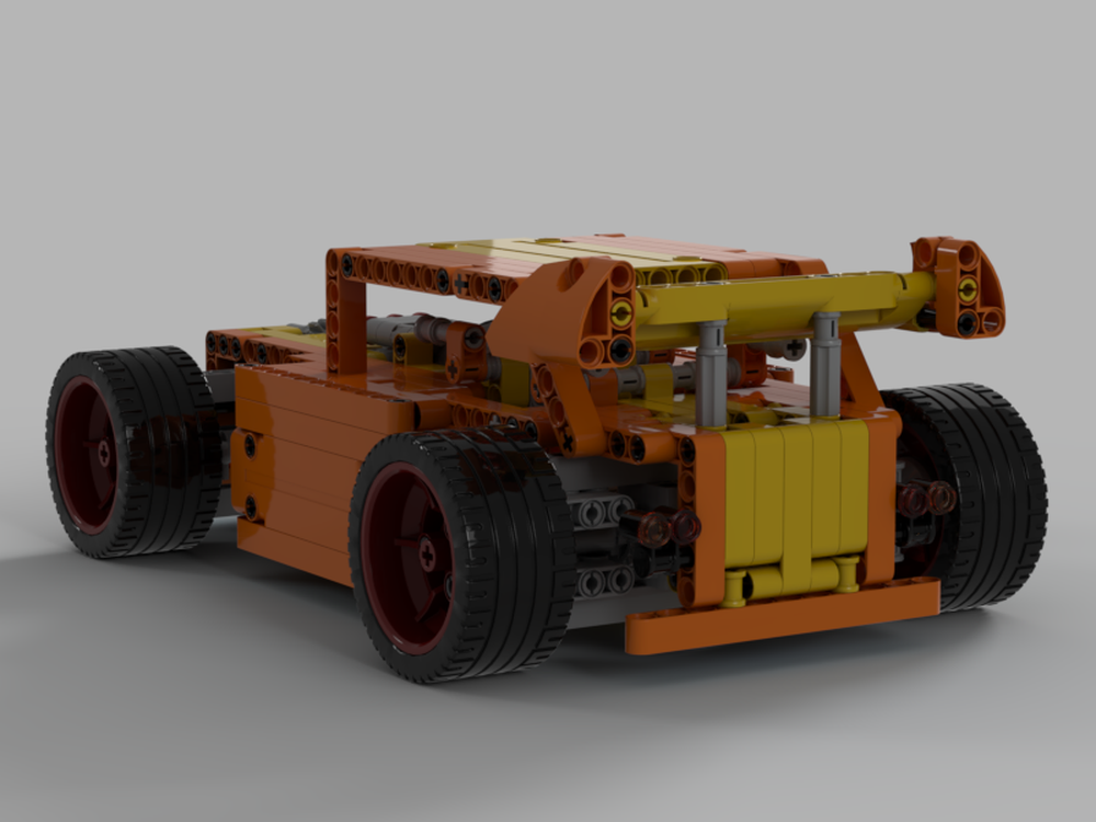 LEGO MOC HOTROD 4WD Racer for BuWizz by Kian_06 | Rebrickable - Build ...
