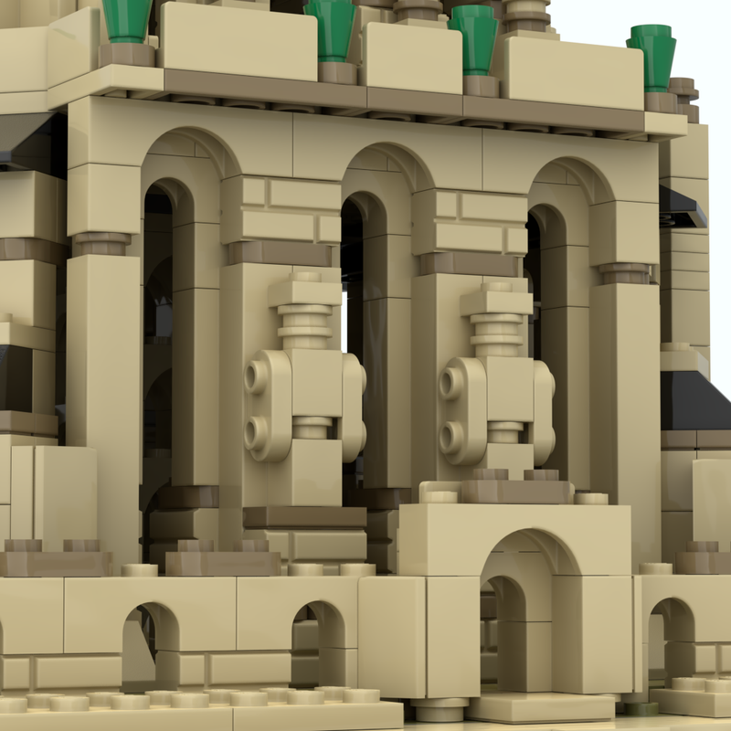 LEGO MOC Palace of Arches by Micathebricka | Rebrickable - Build with LEGO