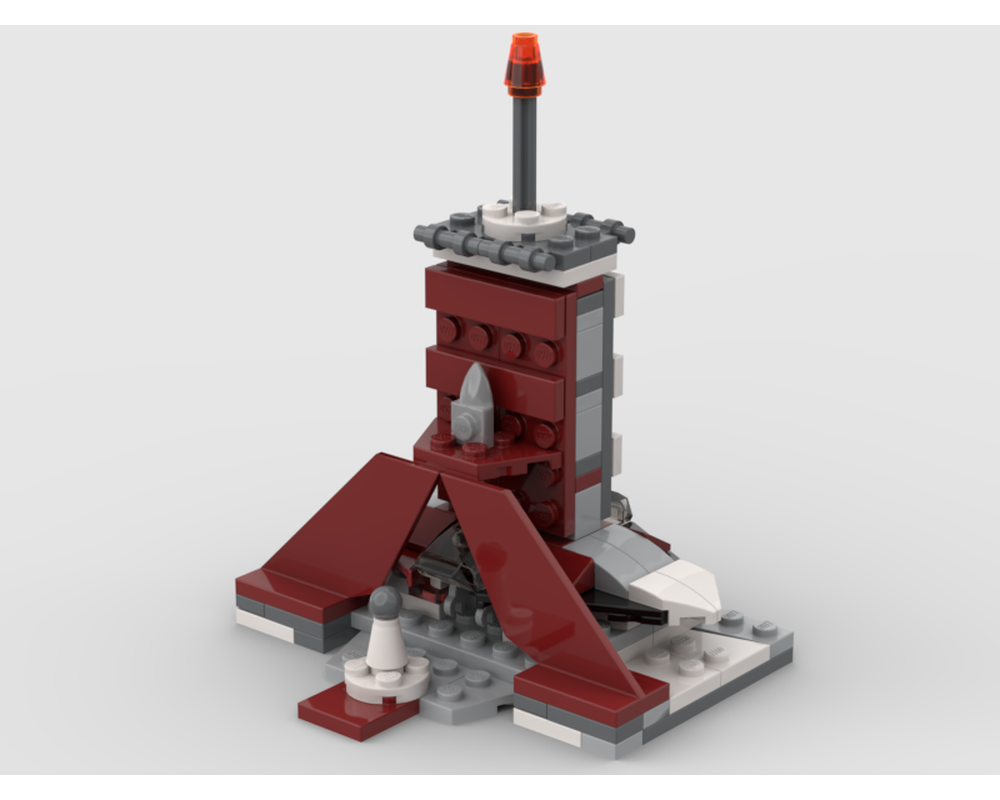 LEGO MOC Futuristic Skyscraper by Dafeld | Rebrickable - Build with LEGO