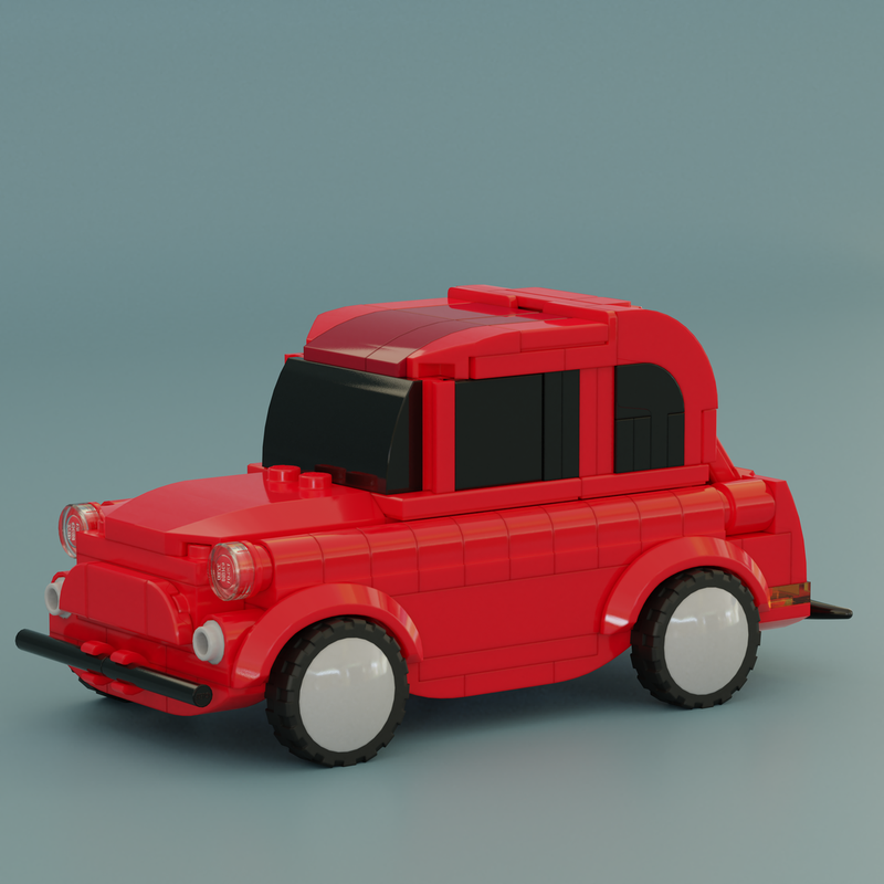 Lego Moc Retro Car By Spaceglove Rebrickable Build With Lego